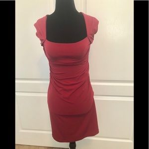 Moda International | Dresses | Victoria Secret Red Sexy Ruched Dress ...